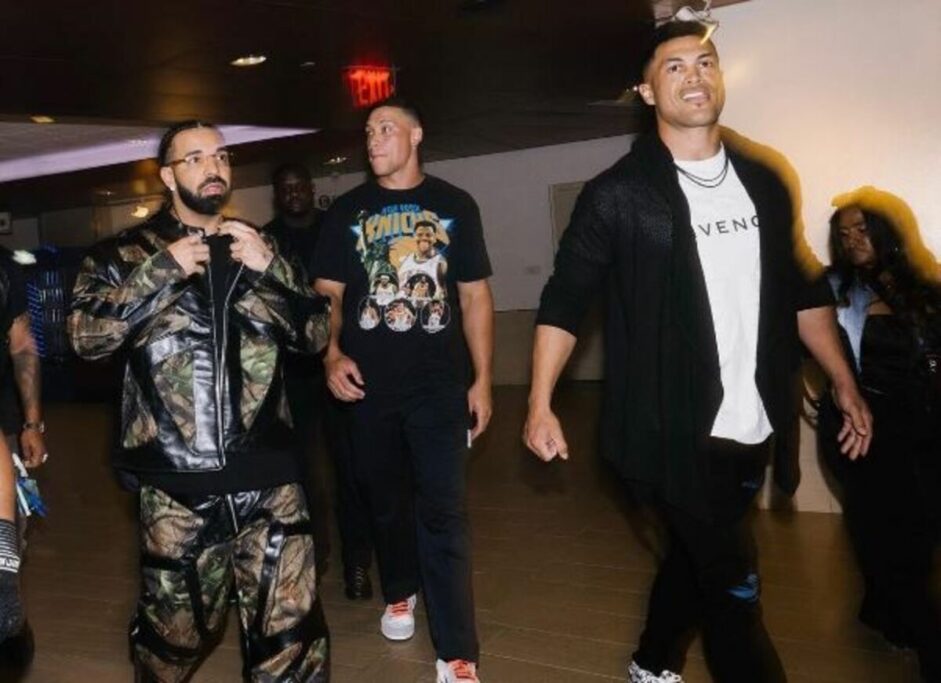 Yankees Fans On Edge After Seeing Aaron Judge With Canadian Rapper