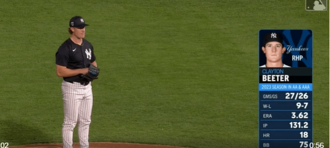 Clayton Beeter's Debut Bodes Well For Yankees' Pitching