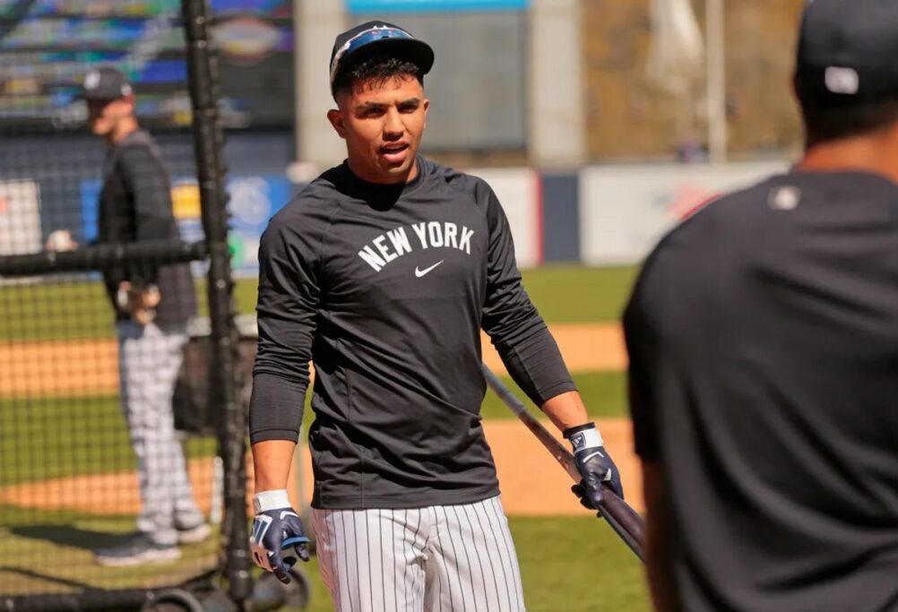 Yankees Infielder Oswald Peraza To Begin Throwing, Eyes Late April ...