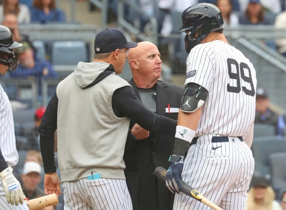 Aaron Judge Has Last Laugh Though Ohtani's Record Speed Beats His Throw